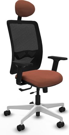 Piqueras y Crespo B&uuml;rostuhl Zulema mit verstellbarer R&uuml;ckenlehne mit 2D-Armlehnen, h&ouml;henverstellbarer Lendenwirbelst&uuml;tze und festem Kopfteil, ausgestattet mit Syncro/Tr