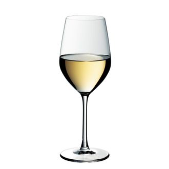 WMF Easy Plus Wei&szlig;weinglas 390 ml, Weinglas, Kristallglas, sp&uuml;lmaschinenfest, transparent