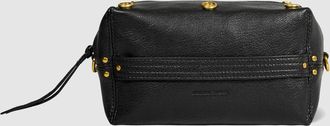 Jerome Dreyfuss Pochette Lucky Case Noir Grain&eacute;