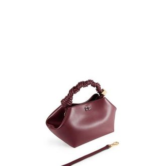 Ganni Sac &agrave; main Bou en cuir m&eacute;lang&eacute;