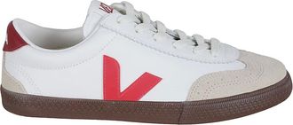 Veja Femme, Chaussures, Multicolore, Taille: 36 EU Baskets en cuir blanc avec d&eacute;tail en daim