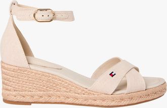 Tommy Hilfiger Espadrilles compens&eacute;es en toile
