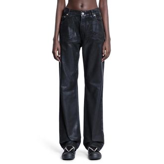 Rick Owens Granbury Jeans in Overdyed Foil Denim