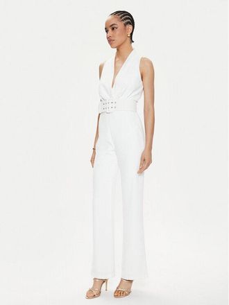Guess Jumpsuit 4GGK54 8080Z Wei&szlig; Flare Fit