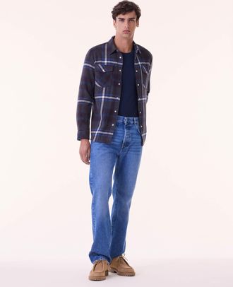 Kujten Chemise cachemire col chemise homme - Chemise Timber