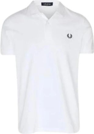 Fred Perry Homme, Tops, Blanc, Taille: XL Polo Chemises