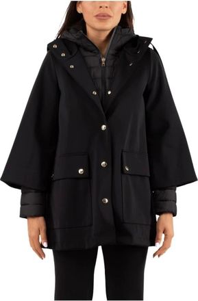 Uptobe Uptobe, Femme, Manteaux, Noir, Taille: 42 FR Shade W Mantella