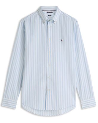 Tommy Hilfiger THFlex-Streifenhemd in Popeline-Qualit&auml;t, Regular Fit in