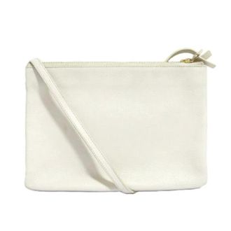 Celine Pre-owned Trio Leather Shoulder Bag - Femme - Pre-owned - Blanc - Taille: ONE Size