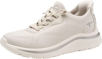 Tamaris Comfort Damen Step IN Sneaker flach zum Schlupfen Sportlich, Beige (Beige), 42 EU