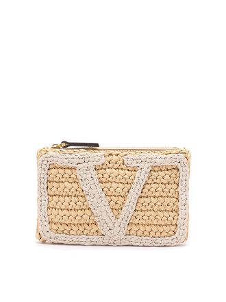 Valentino Garavani Clutch - Wei&szlig;