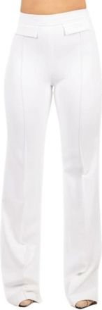 Elisabetta Franchi Femme, Pantalons, Blanc, Taille: 42 FR Pantaloni Donna Elisabetta Franchi