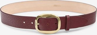 Isabel Marant Ceinture Dara En Cuir - Femme - Bordeaux - Taille70 - Isabel Marant