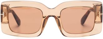 Tom Ford Eyewear Sonnenbrille mit Oversized-Gestell - Braun
