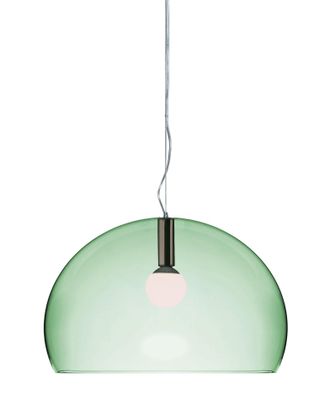 Kartell Small Fl/Y, Suspension Lamp, Salbeigr&uuml;n