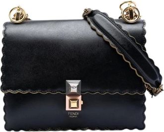 Fendi Sac bandouli&egrave;re Pre-owned Kan I - Femme - Pre-owned - Noir - Taille: ONE Size