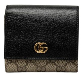 Gucci Portefeuille Pre-owned en toile - Femme - Pre-owned - Noir - Taille: ONE Size