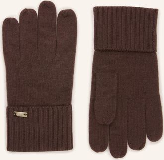 Herno Herno Handschuhe Aus Cashmere braun