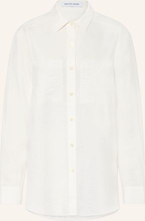 Iris Von Arnim Iris Von Arnim Hemdbluse Nemesia Crashed Aus Seide weiss