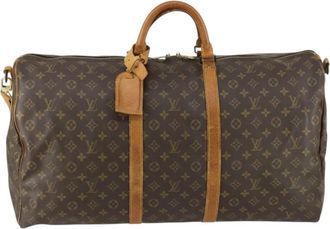Louis Vuitton unisex, Pre-owned, Brun, Taille: ONE Size Sac de voyage vintage en toile Monogram Pre-owned