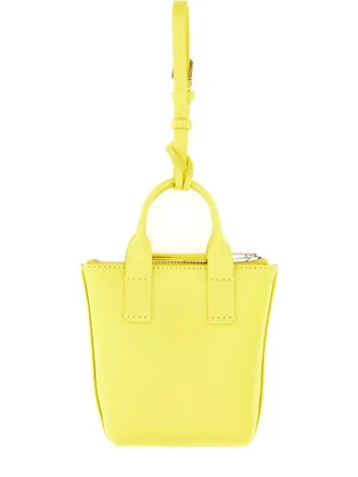 Dolce & Gabbana Unisex Leather Minibag Charm Yellow Bag Accessories