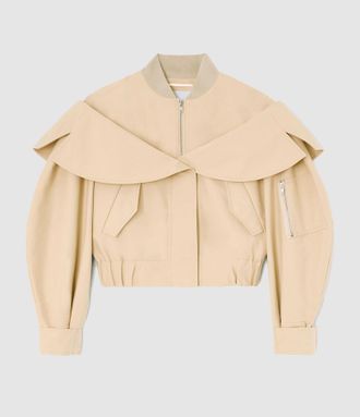 Ganni Bomber Warm Sand