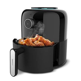 Cecotec Friteuse sans Huile Cecofry Compact 2500Touch. 1200 W, Diététique, Numerique et Compacte, 1,9 L de Capacité, Thermostat, Temps ajustable, Technologie 