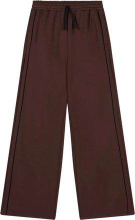 ALIX The Label Alix The Label, Femme, Pantalons, Brun, Taille: 42 FR Pantalon en maille &agrave; passepoil