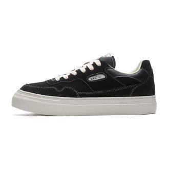 Stepney Workers Club Schwarze Wildleder-Sneaker mit niedrigem Profil - - Shoes - Herren - Schwarzk - 42 EU