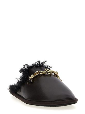Stella McCartney Womens Brown Polyethylene Mules