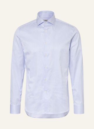 Canali Canali Hemd Slim Fit blau