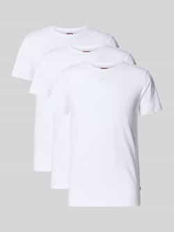 Levi's Regular Fit T-Shirt aus Baumwoll-Mix in 3er-Pack Modell MEN SOLID