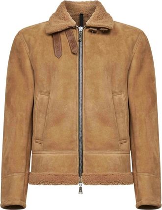 Tagliatore Homme, Vestes, Beige, Taille: L Steele Aviator Jacket