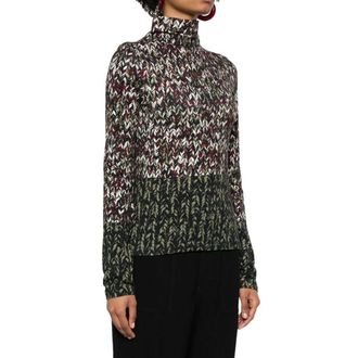 Loewe Womens Bicolor Cotton Long Sleeve T-Shirt