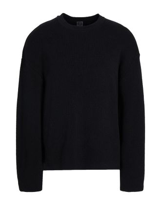 8 by YOOX RECYCLED COTTON BLEND BOXY-FIT CREW-NECK JUMPER