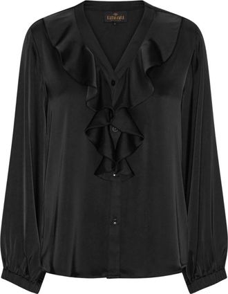 Karmamia Femme, Blouses et Chemises, Noir, Taille: 44 FR Blouses