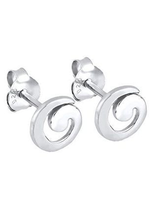 Elli Boucles dOreilles Femme Motif Spirale Ludique en Argent Sterling 925