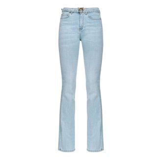 Pinko Flora Flare Denim Baby Blue Wash - - Jeans - Damen - Blau - W31
