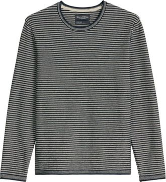 Marc O'Polo Leichter Strick-Pullover aus Baumwolle und Leinen, Regular Fit in