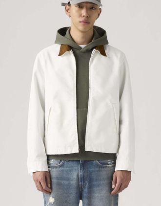 Levi's Castro - Veste zipp&eacute;e - Lait de coco-Blanc