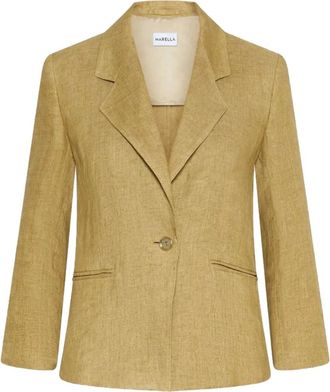 Marella Femme, Vestes, Brun, Taille: 36 FR Mllcardato Blazer