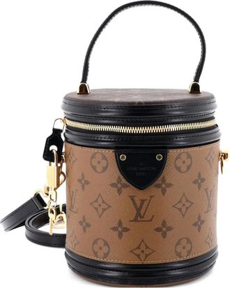 Louis Vuitton Cannes Handbag Reverse Monogram Canvas satchel - Marron