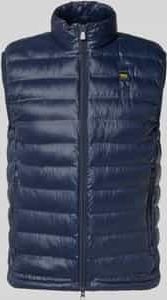 Blauer Steppweste mit Zweiwege-Rei&szlig;verschluss Modell Arvale