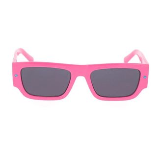 Chiara Ferragni Eyelike Rechteckige Sonnenbrille mit Sternen - - Accessories - Damen - Rosa - 53 MM