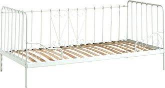 M&S Collection M&s - Lit banquette 90x200 cm en métal blanc - zoe