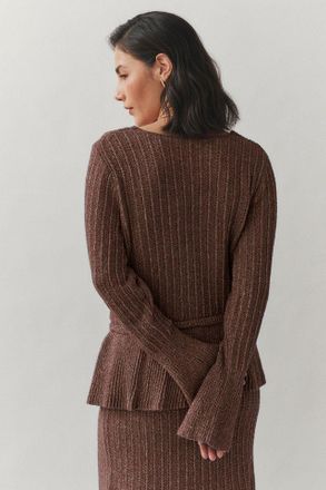 Laura Ashley V-Ausschnitt-Pullover Laura Ashley V-Ausschnitt-Pullover mit Sch&ouml;&szlig;chen (1-tlg)