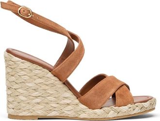 Stuart Weitzman Femme, Chaussures, Brun, Taille: 36 1/2 EU Alyssa Wedge Sandal