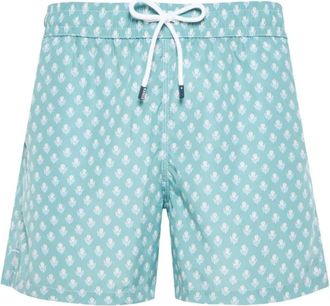 Fedeli Homme, Maillots de bain, Bleu, Taille: XL Madeira Airstop Stampato