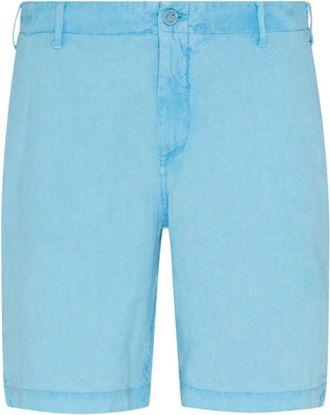 Vilebrequin Homme, Shorts, Bleu, Taille: S Shorts Bermuda en lin teint aux min&eacute;raux