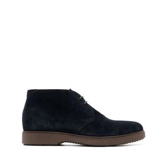 Henderson Blaue Leder Stiefeletten - - Shoes - Herren - Blau - 41 EU